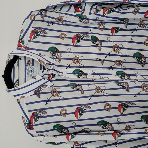 Brooks Brothers | Shirts | Vintage Brooks Brothers Sailing Theme Shirt ...